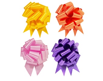 Colorful 5 Instant Pull Bow 10 Pack 20 Loops Pew Bows | Etsy
