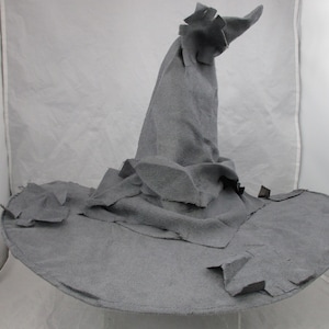 Unisex Adult Tattered Witch Wizard Scarecrow Hat Pointed Sorting ...