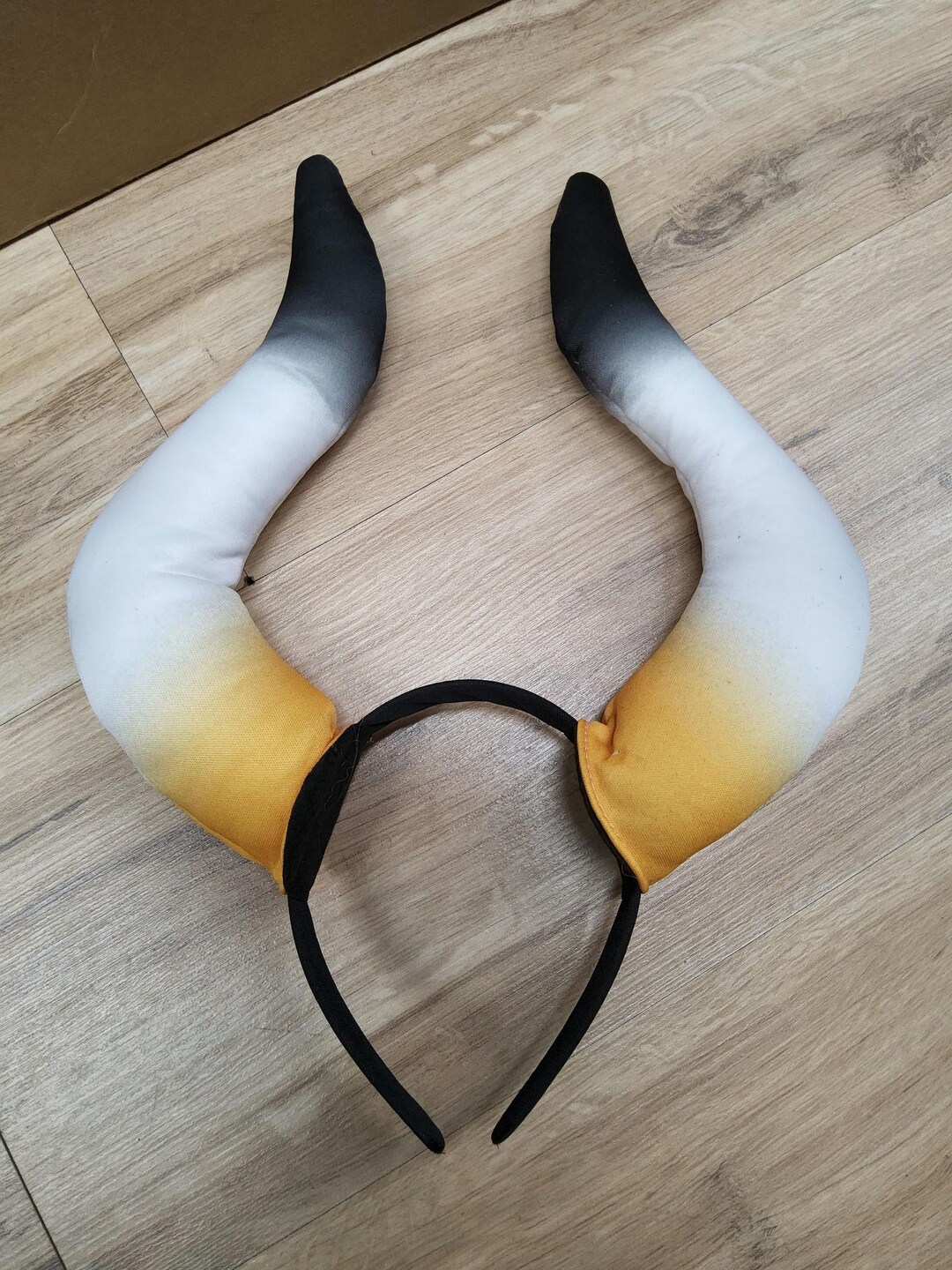 Adult Child Large Soft Steer Satyr Goat Bull Cow Animal Viking Horns ...