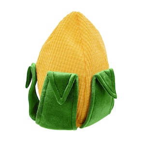 Adults Kids Corn Cob Hat Corn Stalk Cap Funny Food Truck Halloween ...