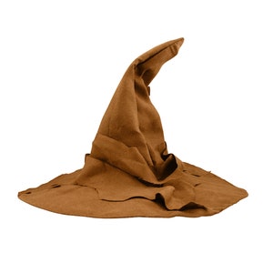 Unisex Adult Tattered Witch Wizard Scarecrow Hat Pointed Sorting ...