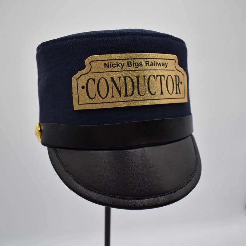 Adult Train Conductor Hat - Etsy