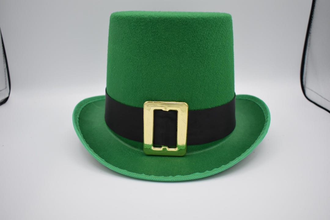 Unisex Adult Deluxe Tall Green Felt St. Patrick's Day Paddys Pattys ...