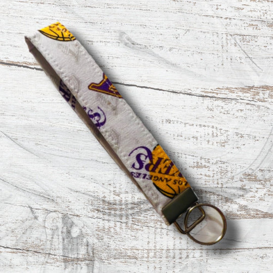 Lakers Keychain, Lakers Basketball Key Ring, Basketball Keychain ...