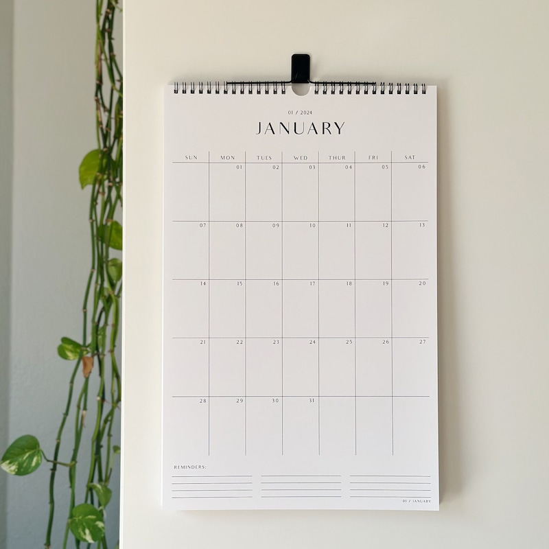 Large Calendar - Etsy