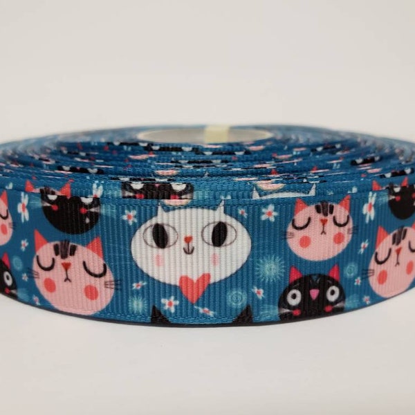 Pink Ribbon Cat - Etsy