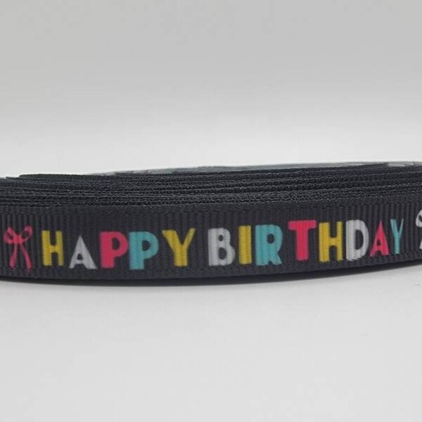 Happy Birthday Ribbon - Etsy