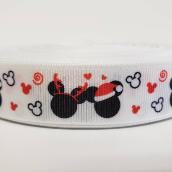 Mickey Mouse Christmas Ribbon - Etsy