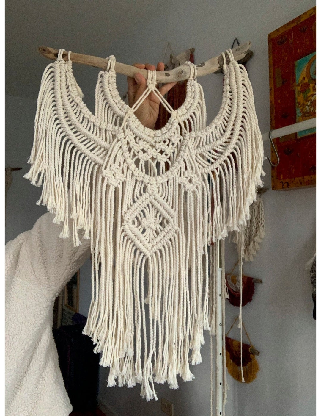 Southwest Macrame Design, Desert Wood, Thelma, Boho Art - Etsy