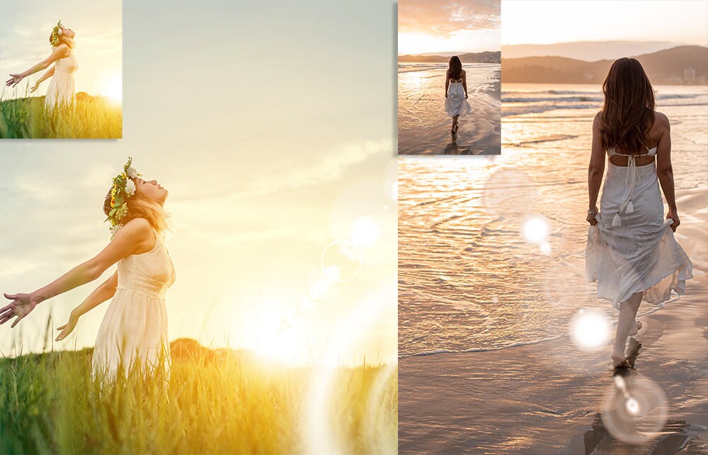 CAMERA LENS Flare & Rays. Photoshop Photo Overlays. High - Etsy
