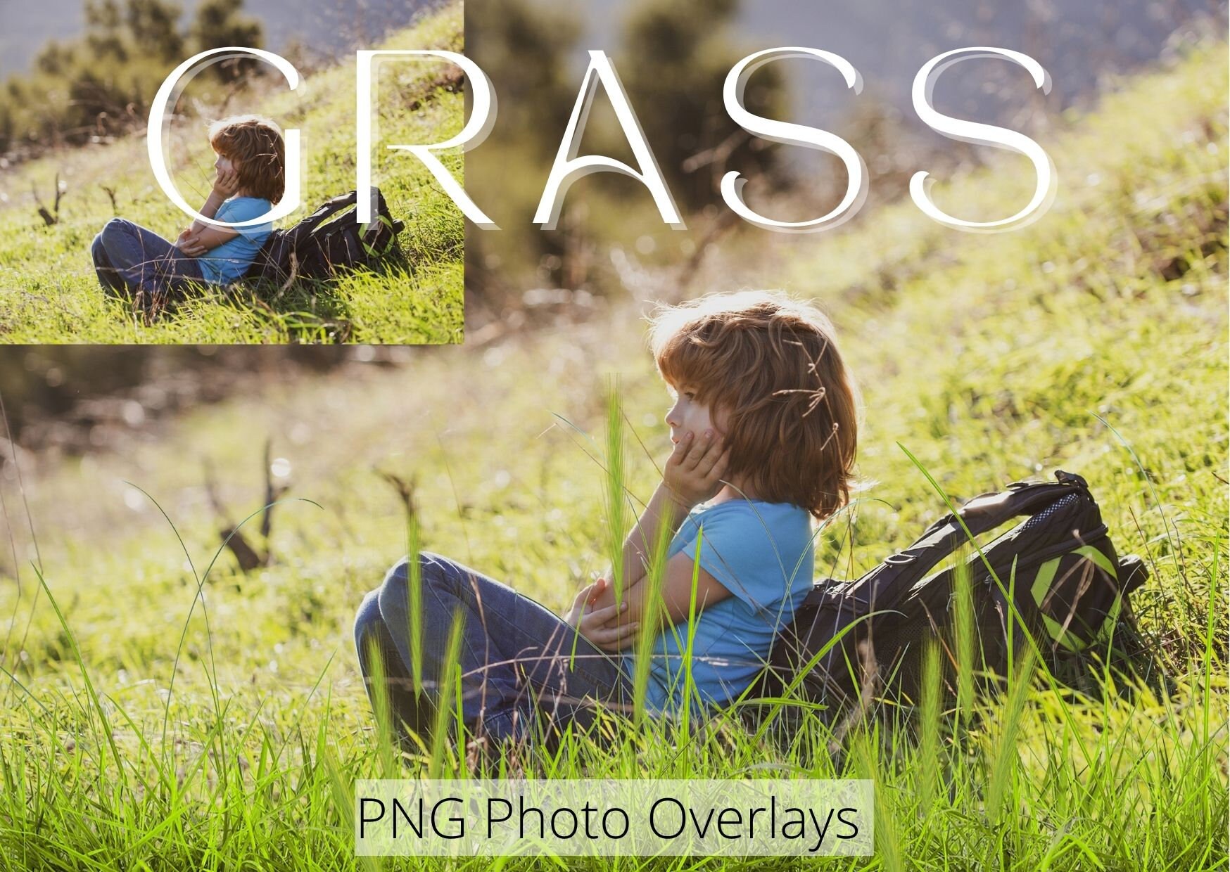 GRASS Photo Overlays, Photoshop Natural High Quality PNG Digital ...