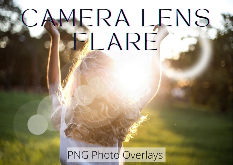 CAMERA LENS Flare & Rays. Photoshop Photo Overlays. High - Etsy