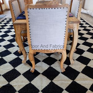 Black & White Diamond Checker Rug, Checkerboard Home Interior Decor ...