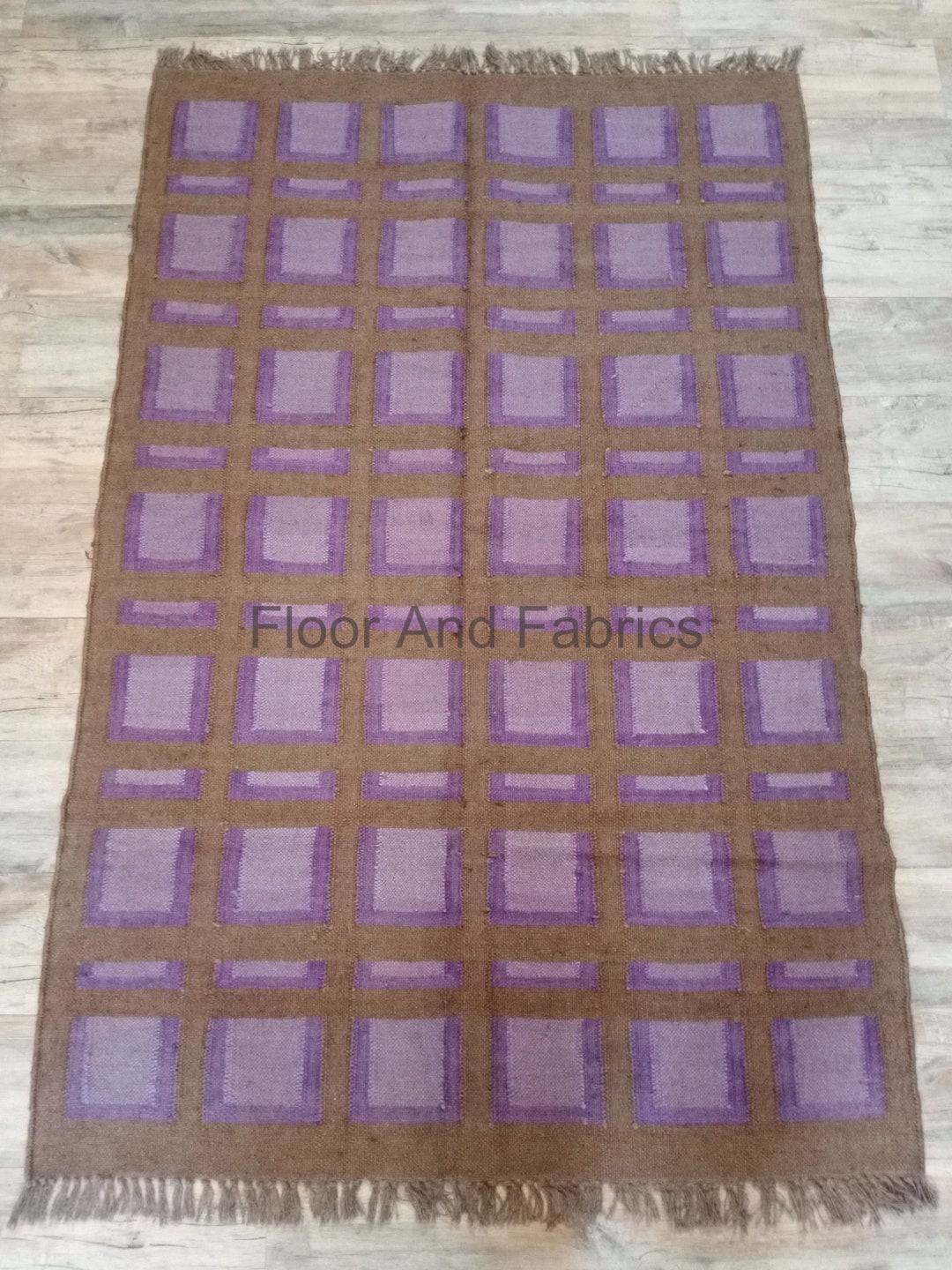 Modern Exclusive Jute Kilim Custom Size Rug, Handmade Interior Decor ...