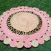 Jute Round Modern Circle Rug Natural With Baby Pink Jute - Etsy