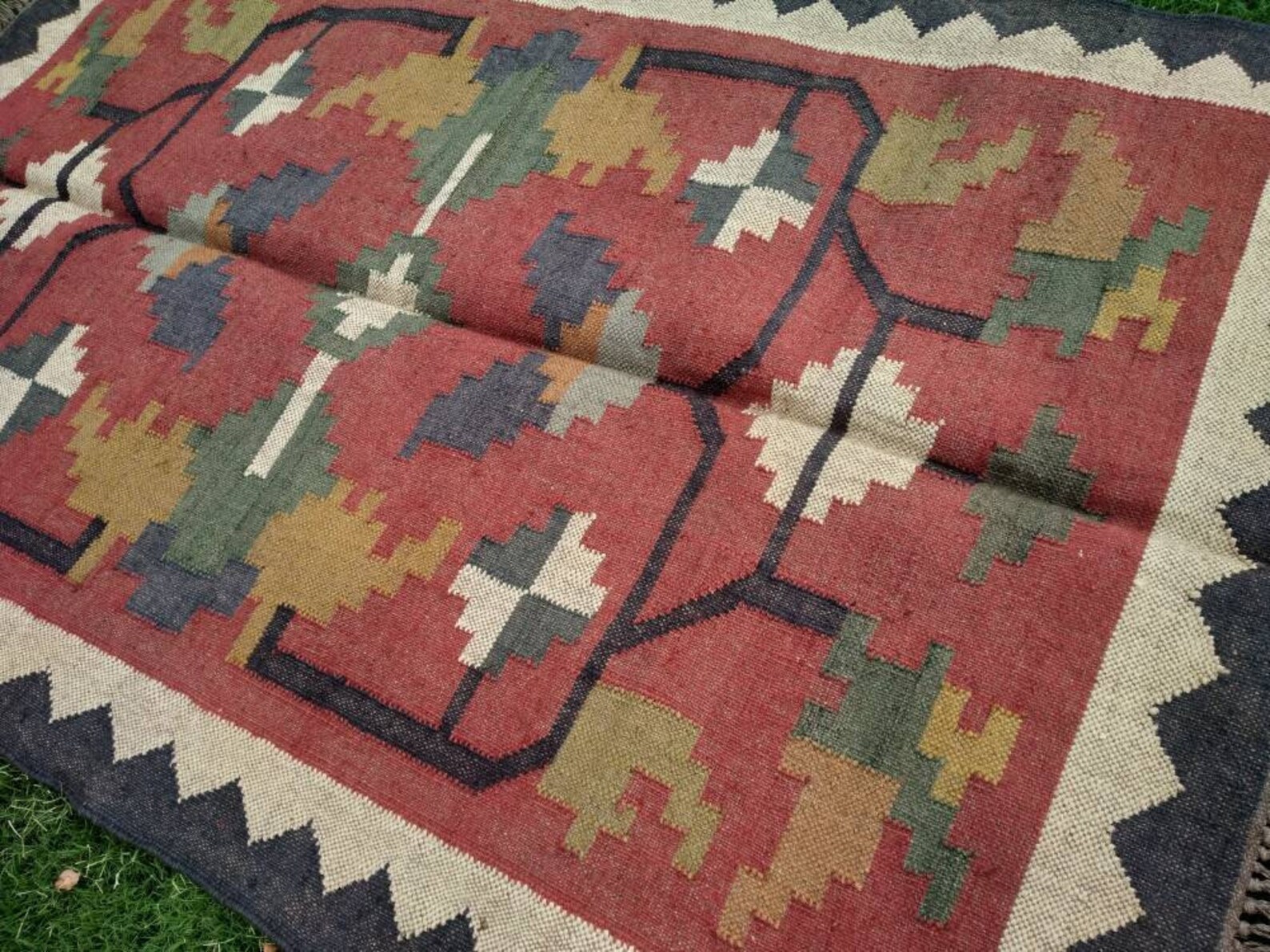 Red Custom Size Area Floor Rug Home and Living Room - Etsy