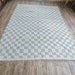 Checkeredbored Area Rug, Custom Size Checkered Rug, Home and Living ...