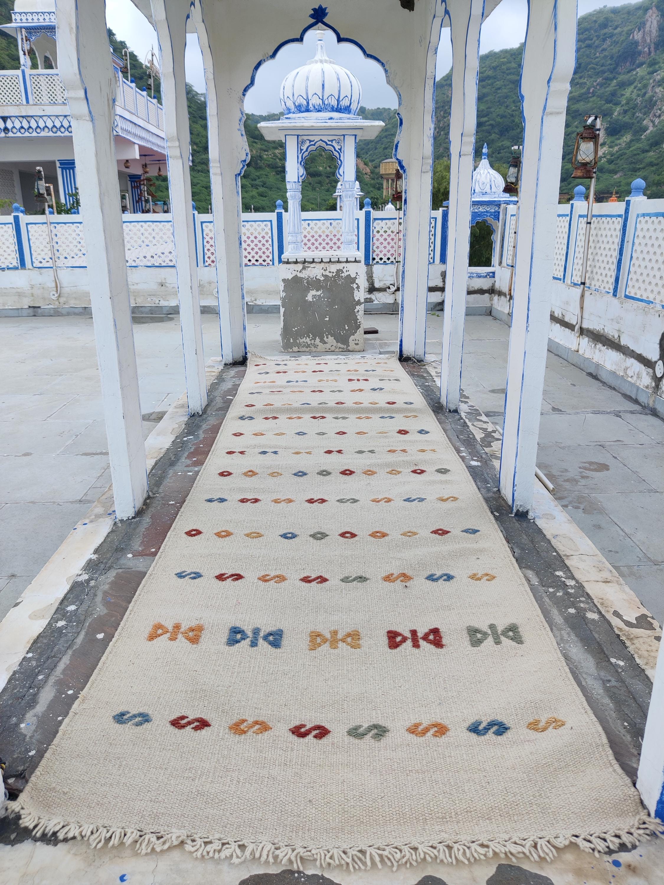 Colorful Diamond Pattern Runner, Entryway, Hallway, Stairs Runner Rug ...