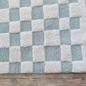 Checkeredbored Area Rug, Custom Size Checkered Rug, Home and Living ...