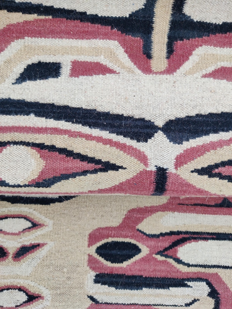 2x10 Kilim Runner, Handwoven Wool Runner, Handmade Kilim Dhurrie Rug ...