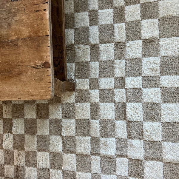 Checkered Rug - Etsy