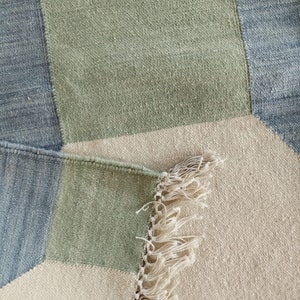 Handmade Woven Flat Weave Rug, Custom Size Area Dhurrie, Home & Living ...