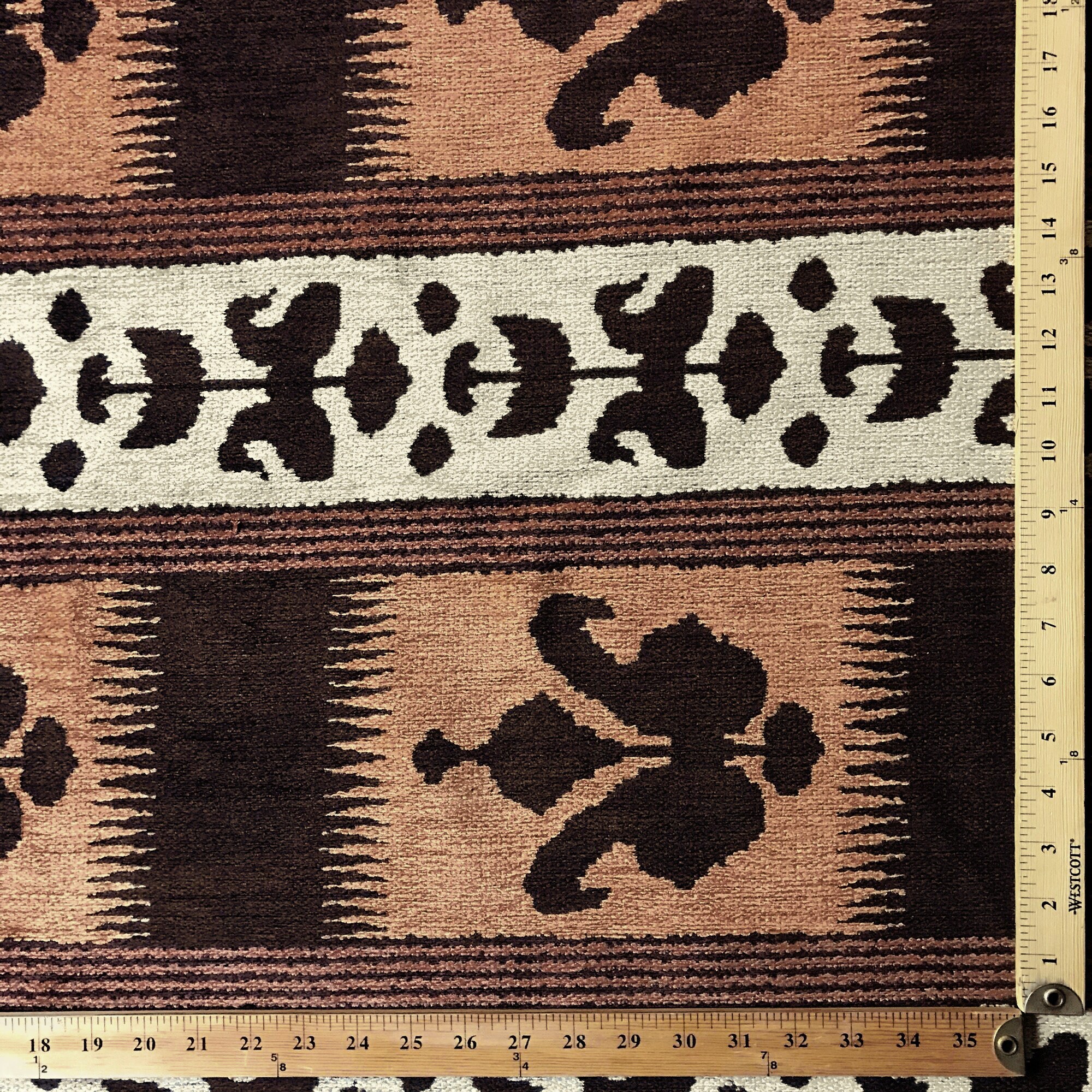 Earth Toned Navajo Aztec Jacquard Upholstery Fabric 56 - Etsy