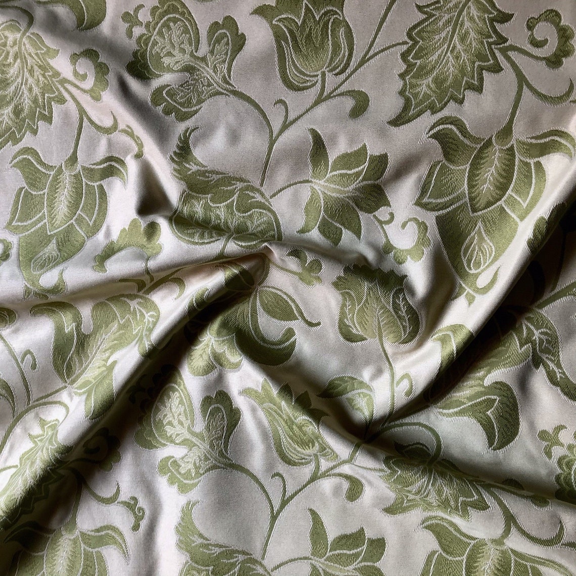 Tropical Vine Double Cloth Upholstery Fabric 54 - Etsy