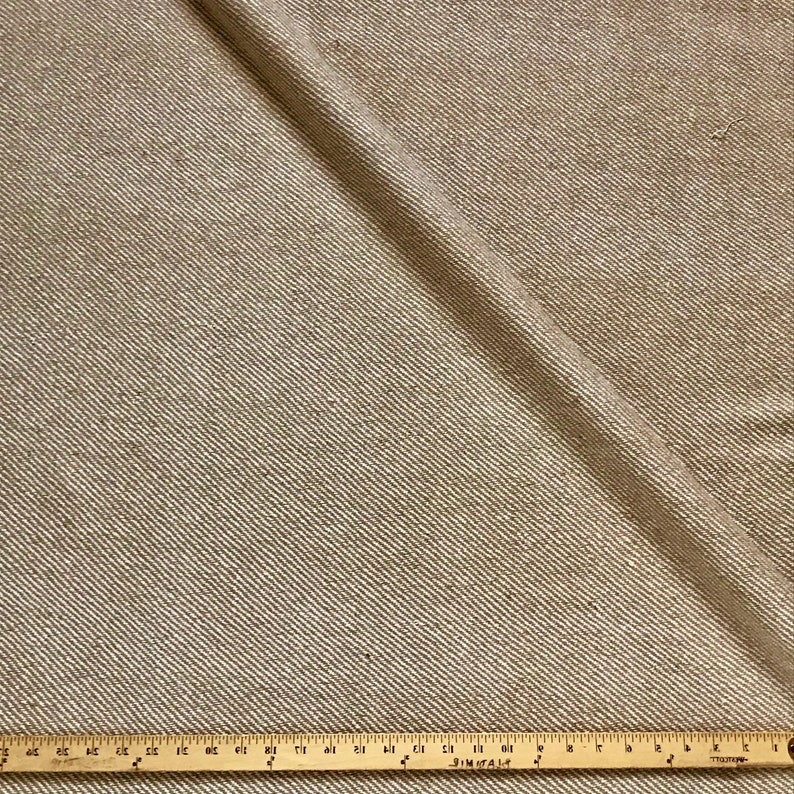 Ivory and Tan Luxury Woven Upholstery Fabric 54 | Etsy