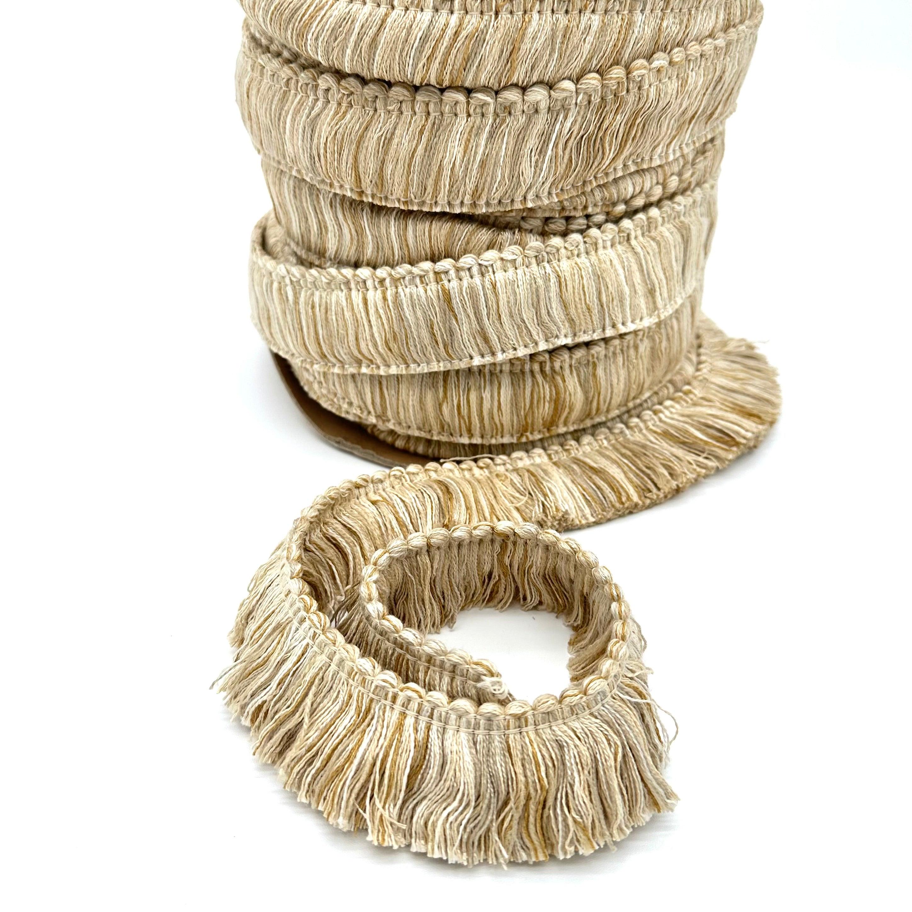 Vanilla Beige High Quality Decorative Brush Fringe Trim by the Yard - Etsy