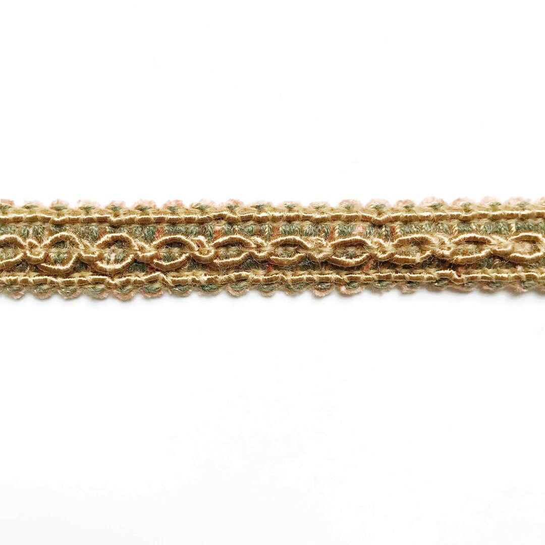 Tan and Emerald Green High Quality Decorative Gimp Trim by the Yard - Etsy