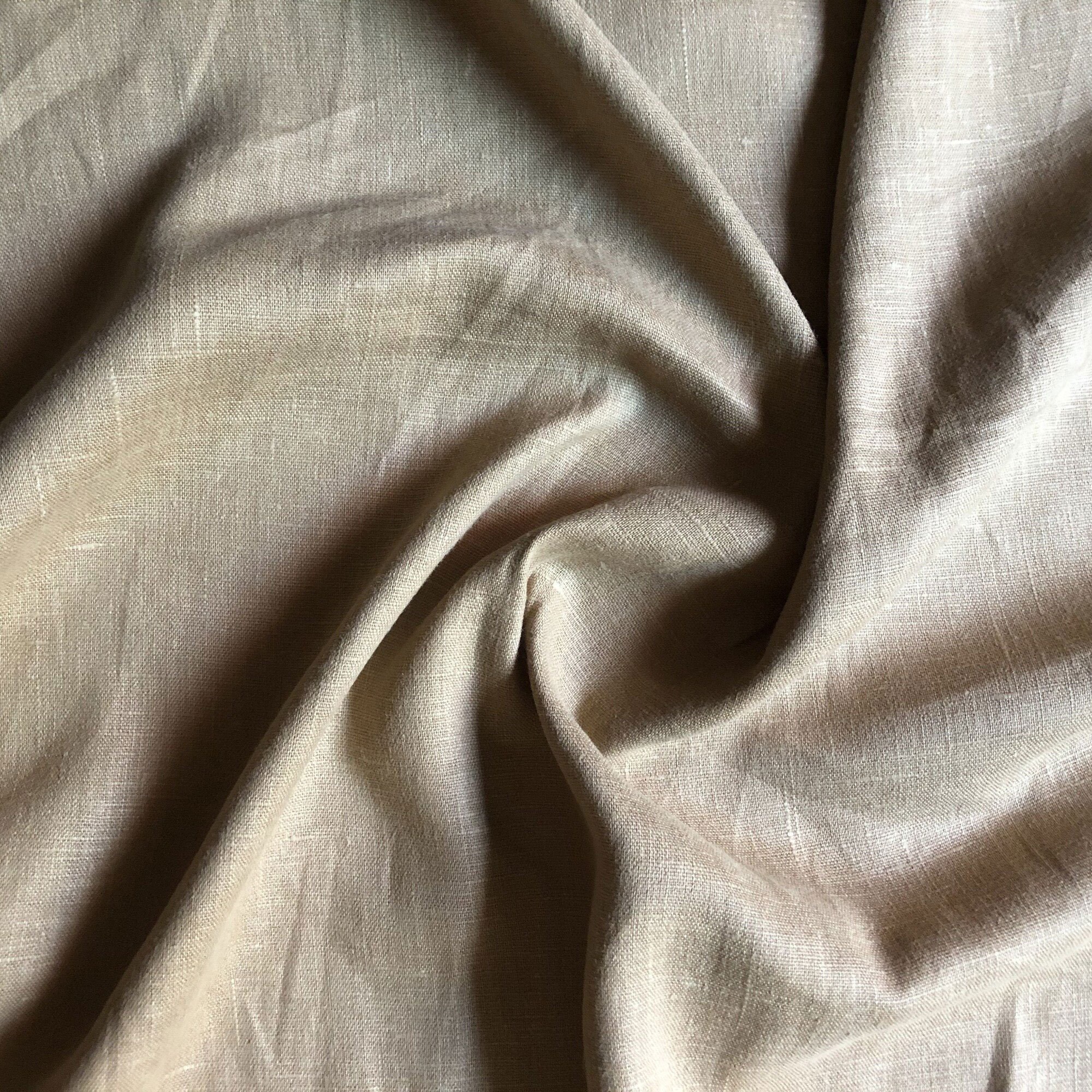 Wheat Contemporary Solid Linen Upholstery Fabric 54 - Etsy