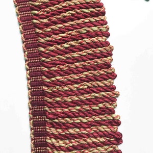 Red and Gold High Quality Decorative Bullion Fringe Trim by the Yard - Etsy