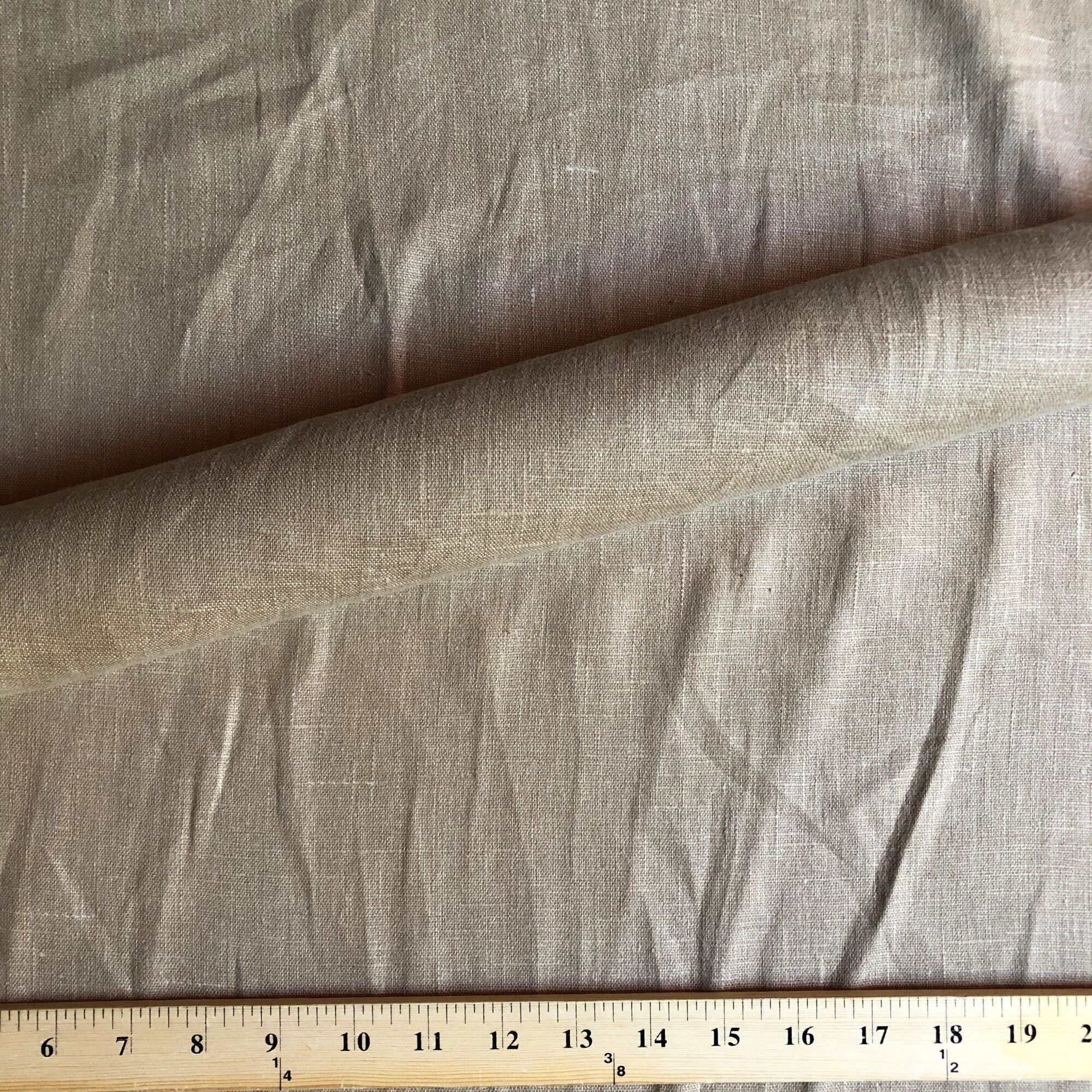 Wheat Contemporary Solid Linen Upholstery Fabric 54 - Etsy