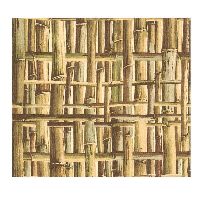 Bamboo Print Fabric - Etsy