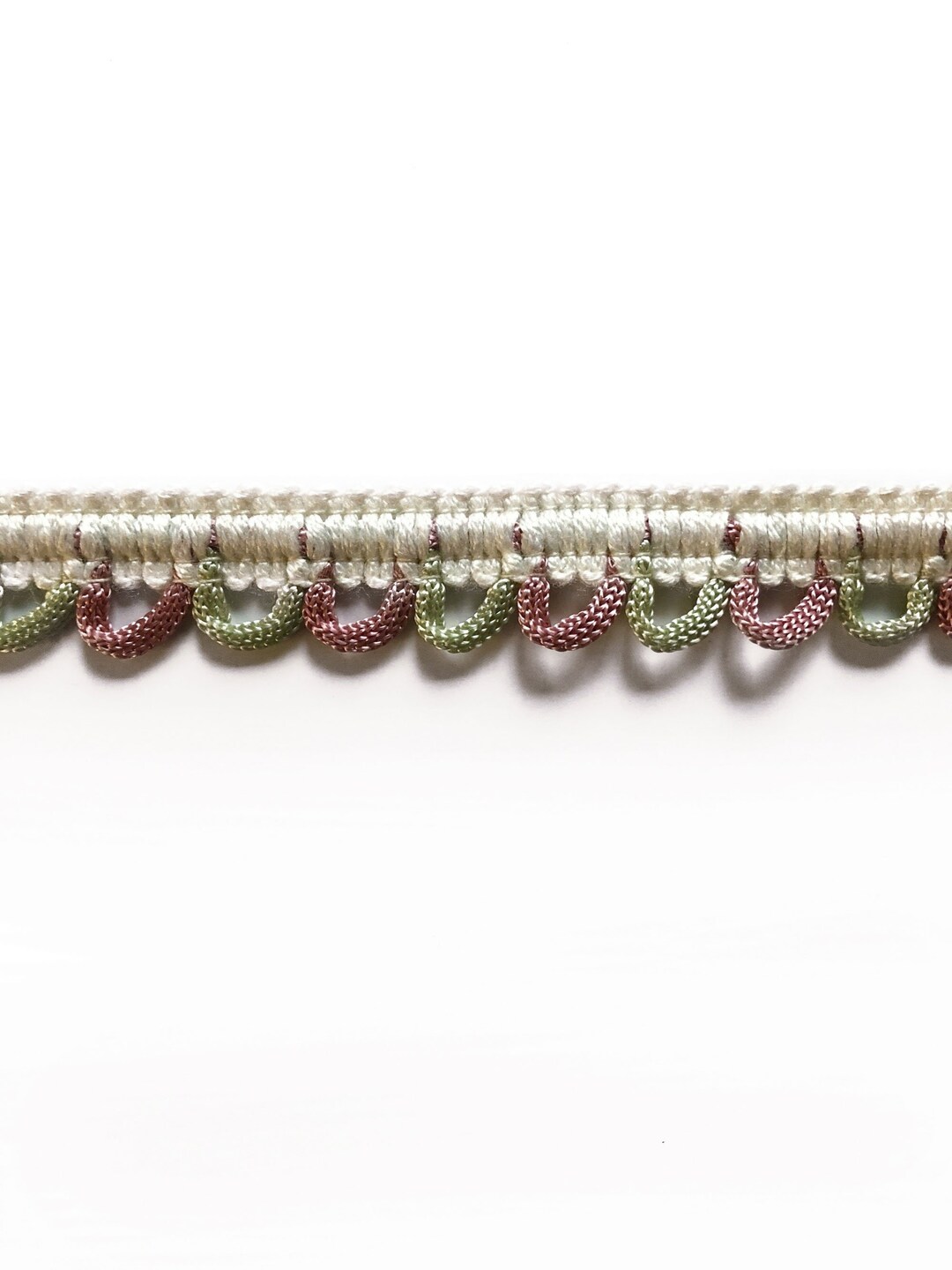 Pink and Green High Quality Decorative Loop Trim by the Yard - Etsy