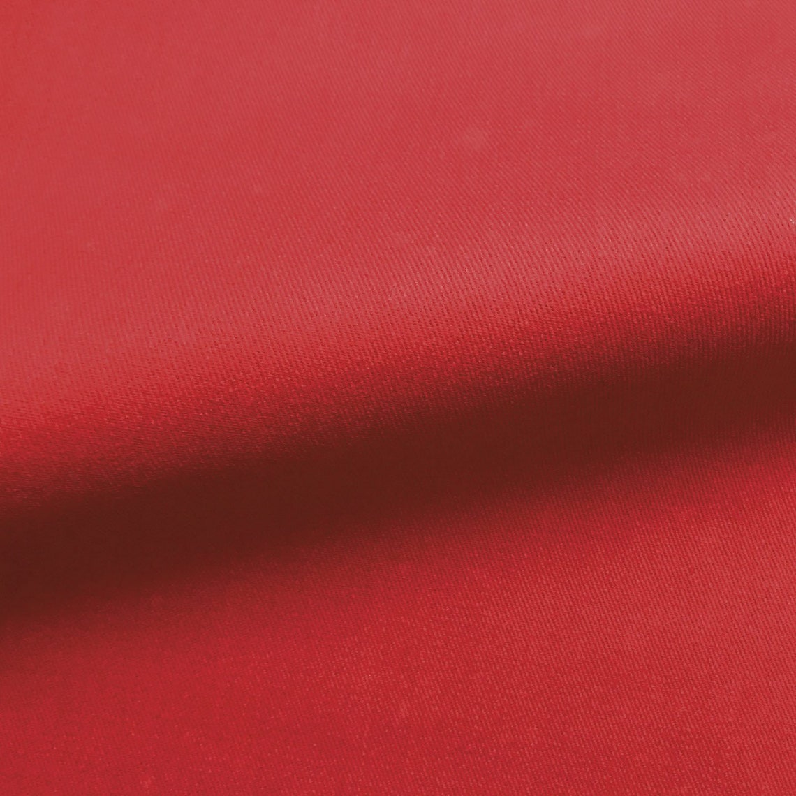 Rich Red Solid Cotton Twill Fabric by the Yard 54 - Etsy