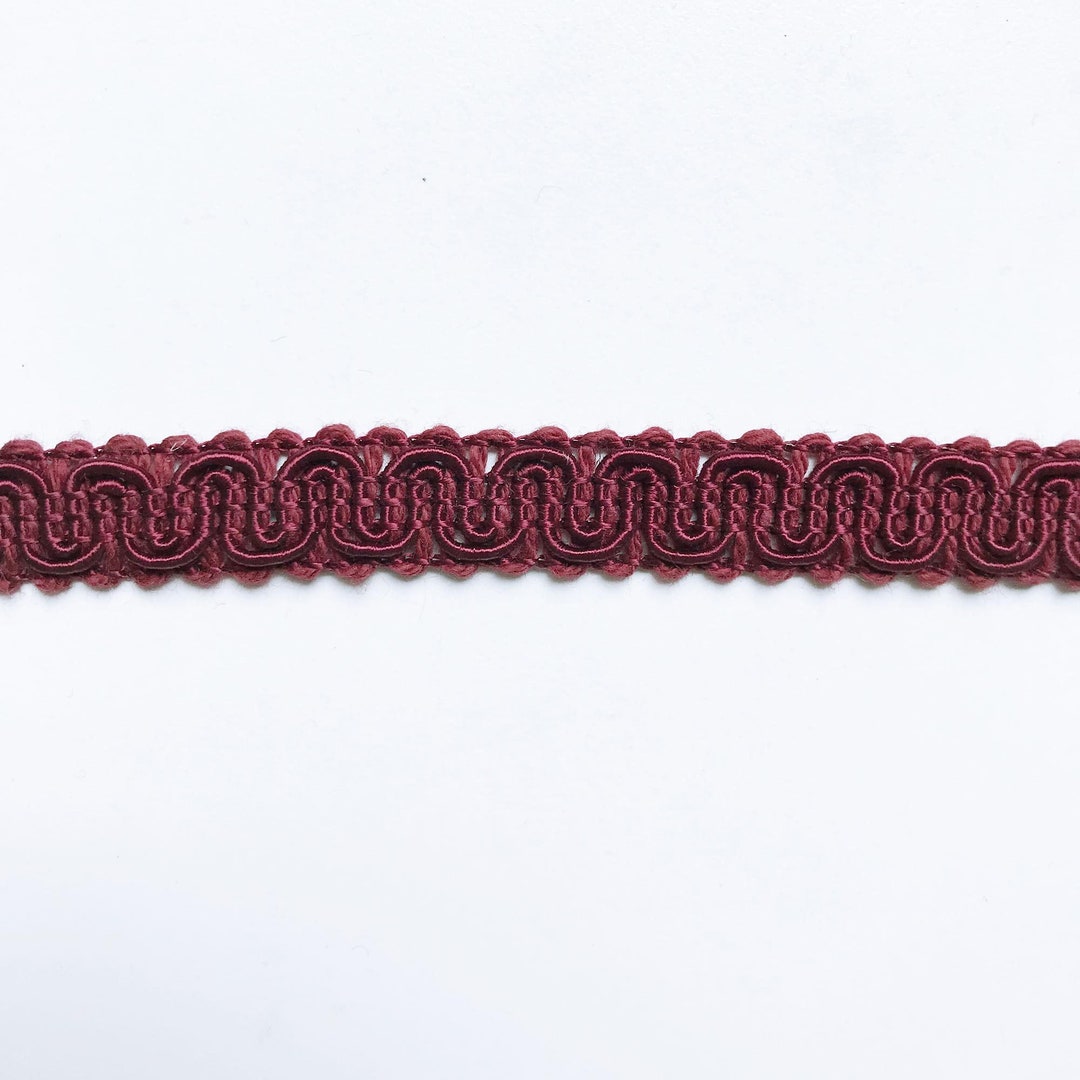 Red Wine High Quality Decorative Gimp Trim by the Yard for Upholstery ...