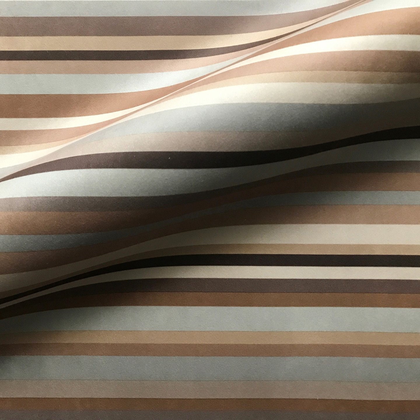 Tan Contemporary Stripe Cotton Upholstery Fabric 54 - Etsy