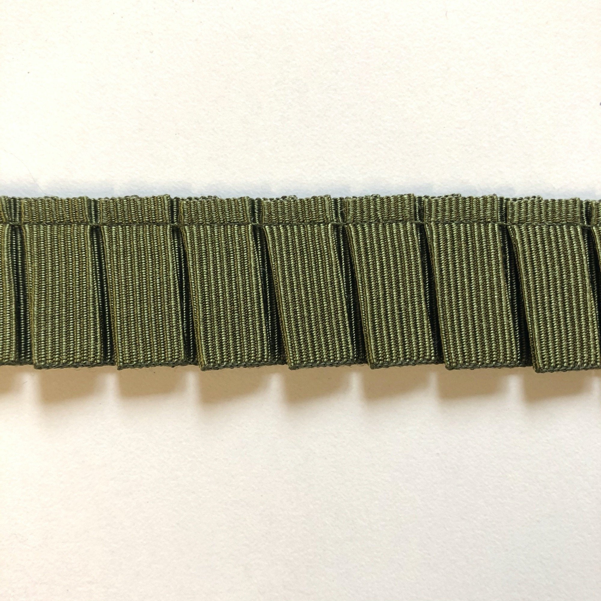 Olive High Quality Decorative Pleated Ribbon Trim by the Yard - Etsy