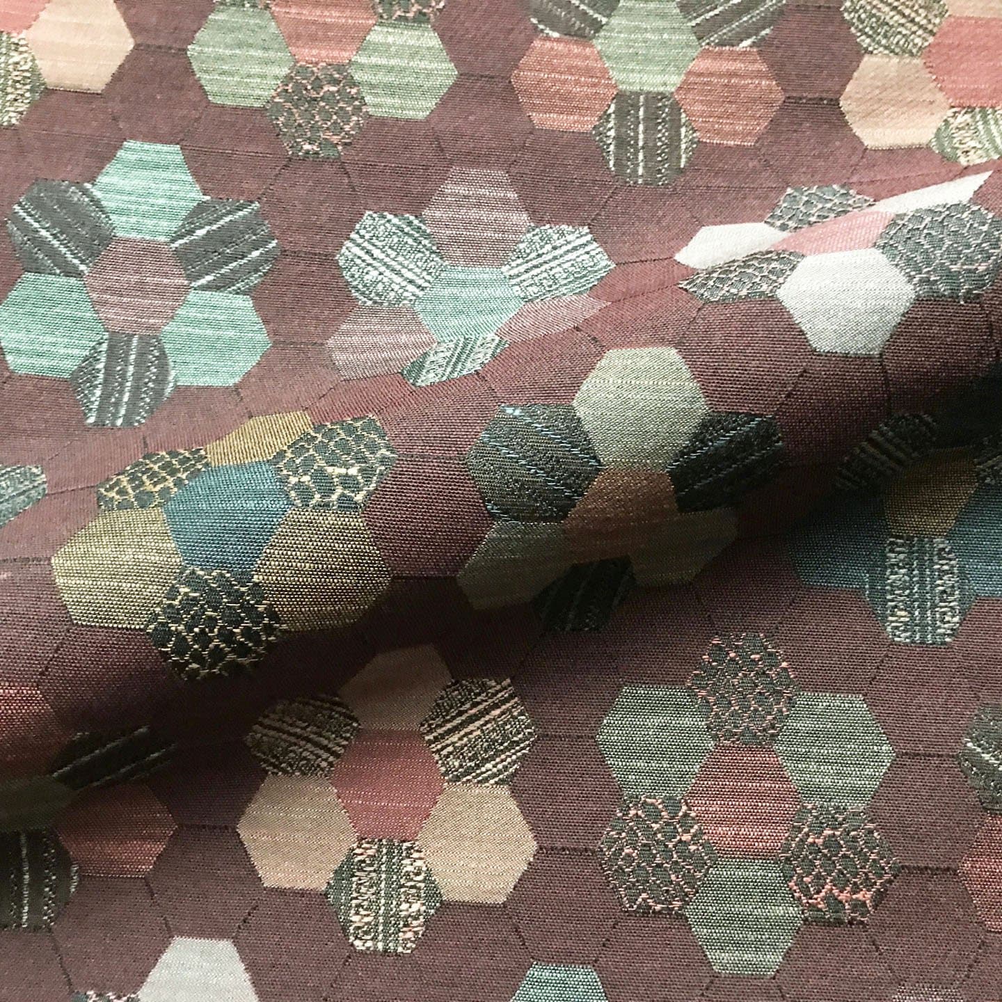 Multicolor Rustic Honeycomb Patchwork Upholstery Fabric - Etsy