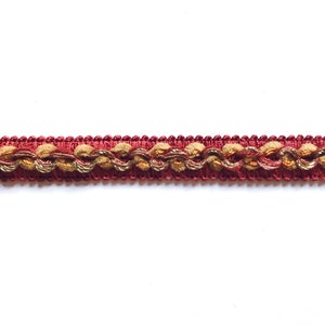 Scarlet and Mustard High Quality Decorative Gimp Trim by the Yard - Etsy