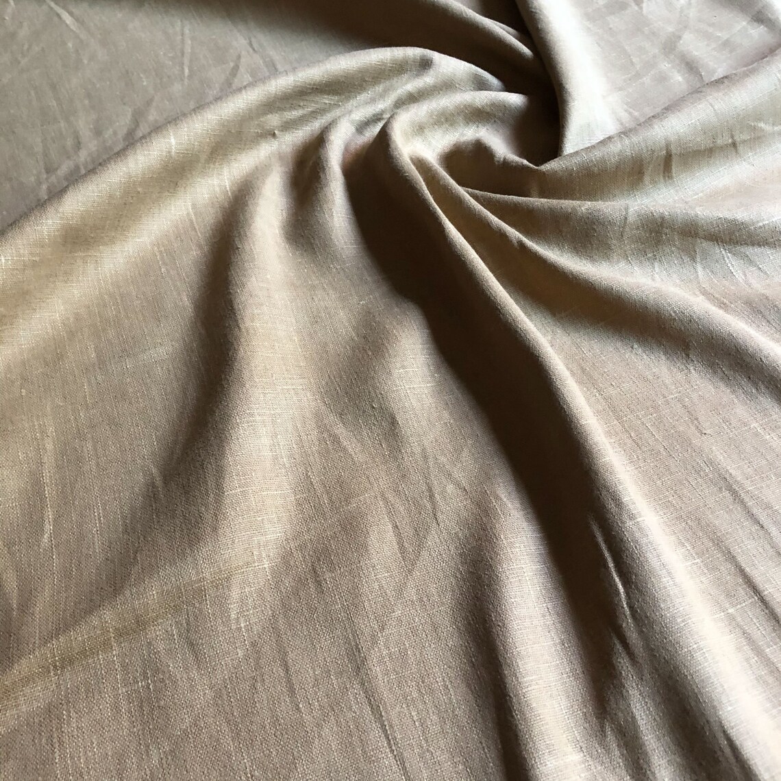 Wheat Contemporary Solid Linen Upholstery Fabric 54 - Etsy