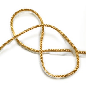 Gold High Quality Decorative Cord Trim by the Yard - Etsy