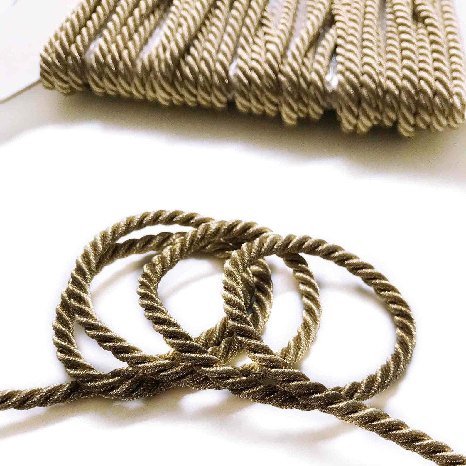 Gold High Quality Decorative Cord Trim by the Yard - Etsy