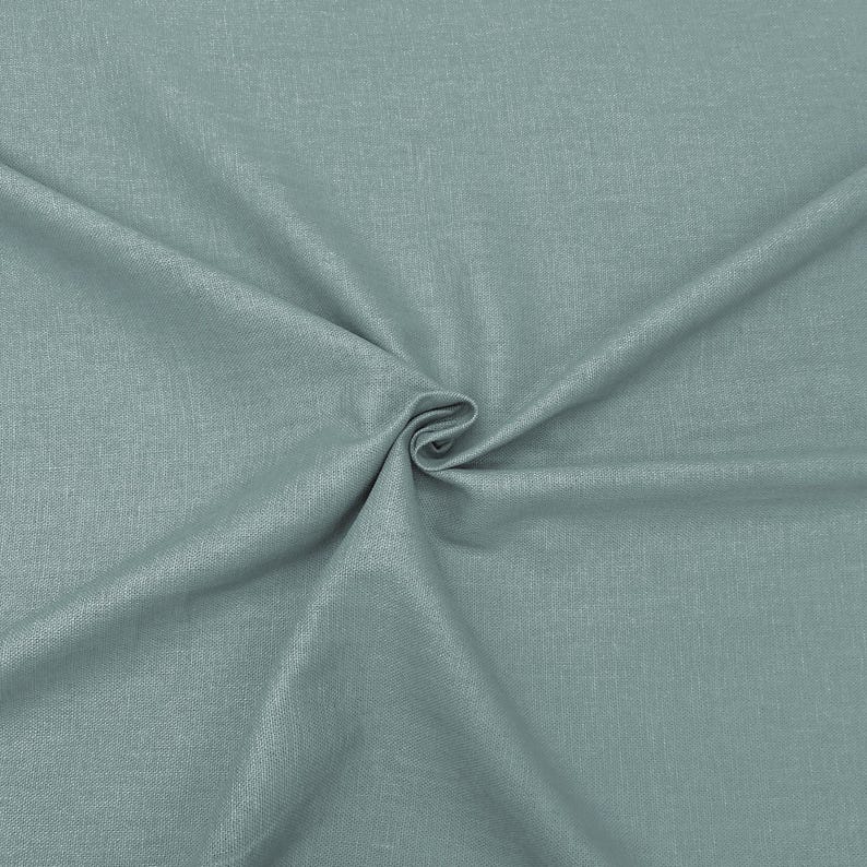 Sky Blue Solid Linen Upholstery Fabric 54" - Etsy