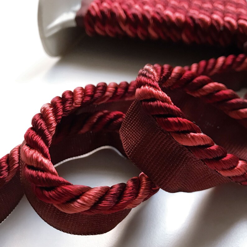 Scarlet High Quality Decorative Lip Cord Trim by the Yard - Etsy