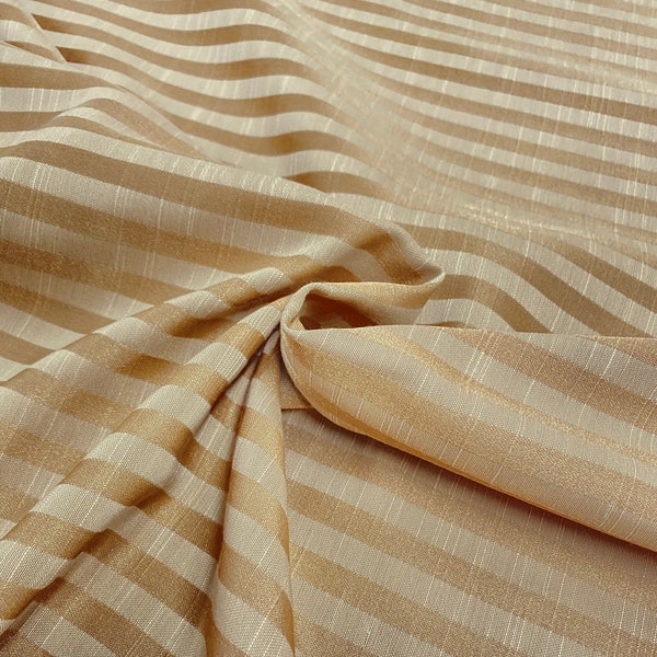 Stripe Silk Fabric - Etsy