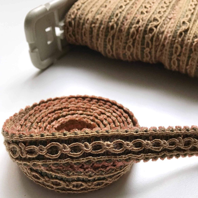 Tan and Emerald Green High Quality Decorative Gimp Trim by the - Etsy