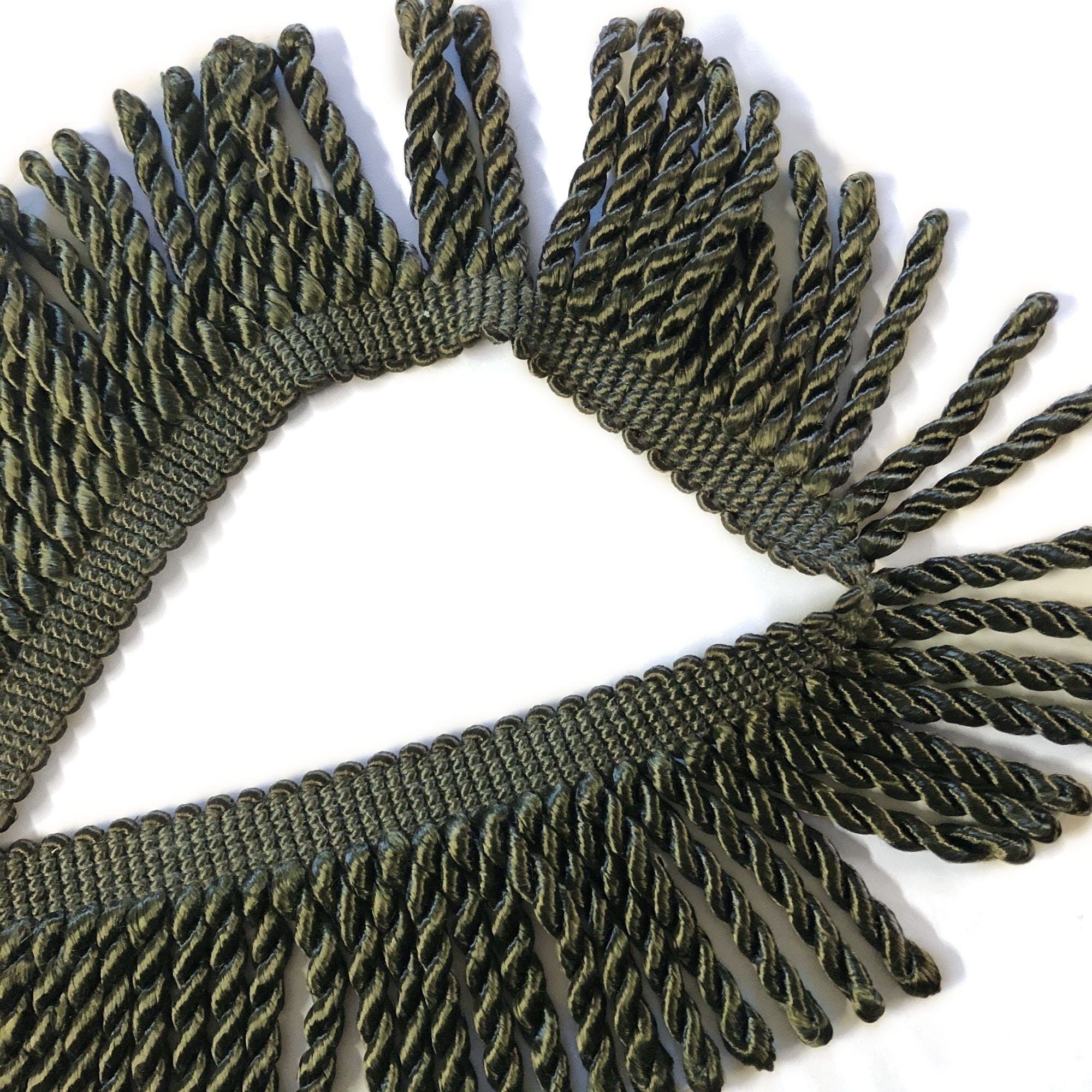 Olive Green High Quality Decorative Bullion Fringe Trim by the | Etsy